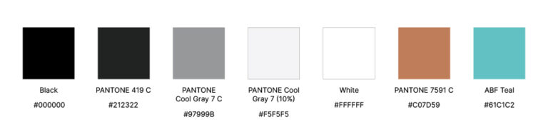 Logos of the American Bar Foundation - ABF