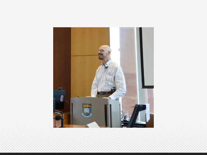 Mark Suchman Delivers the Keynote Address at the Hong Kong University ...