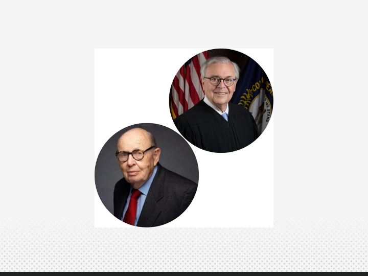 Chief Justice John D. Minton, Jr. and Charles E. English, Sr., to be ...